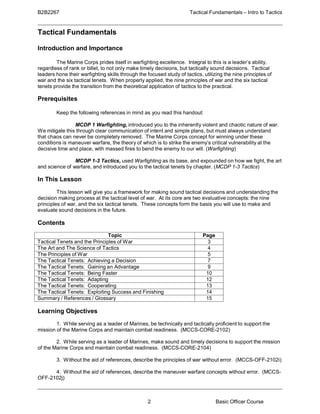 Tactical Fundamentals | PDF | Free Download
