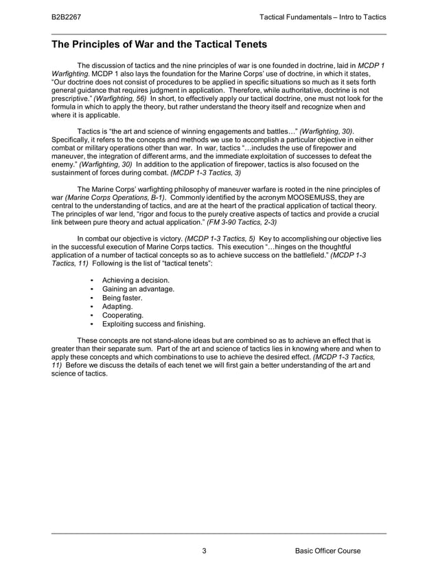 Tactical Fundamentals | PDF | Free Download