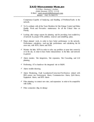 Zaid Musleh CV | PDF