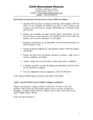 Zaid Musleh CV | PDF