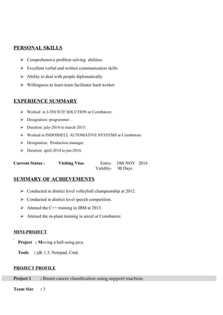 THIRU RESUME | DOC
