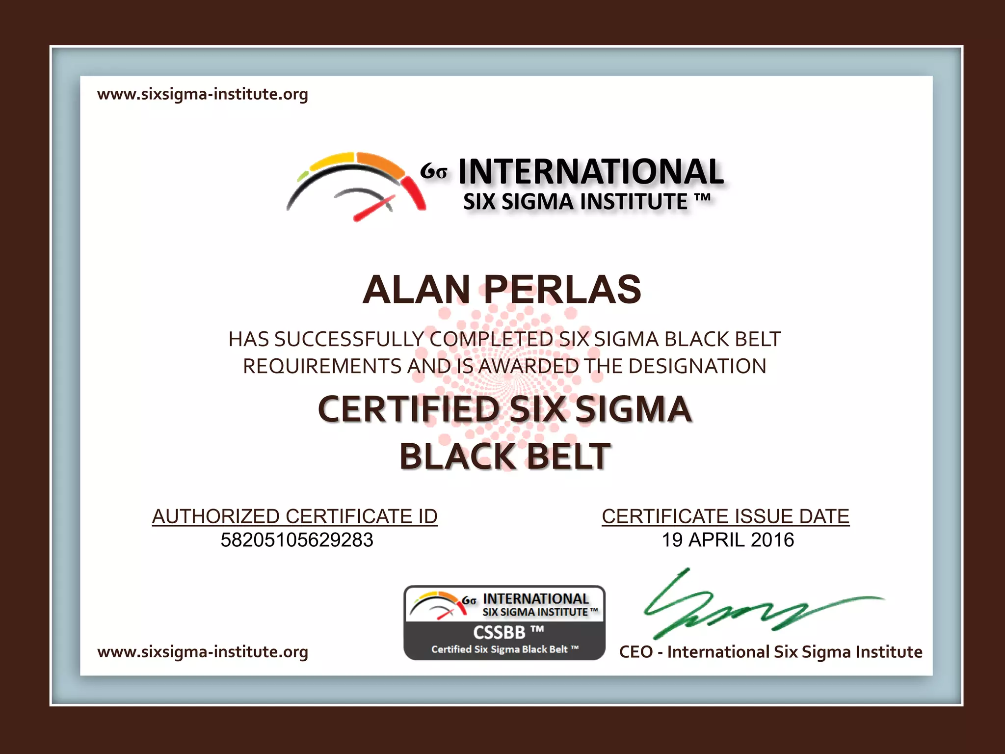 Certified Sigma Black Belt Certification | PPT | Free Download