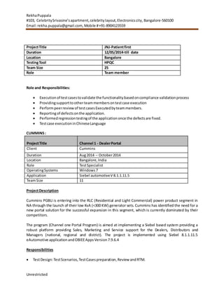 Rekha Puppala_SAP | PDF