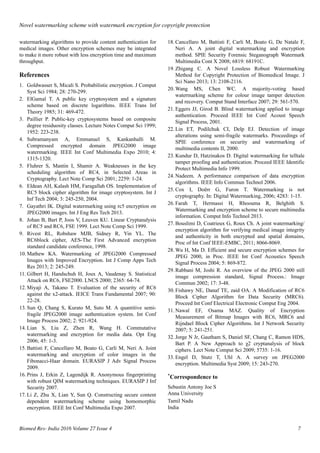 Novel watermarkig scheme with watermark encryption for copyrig ...