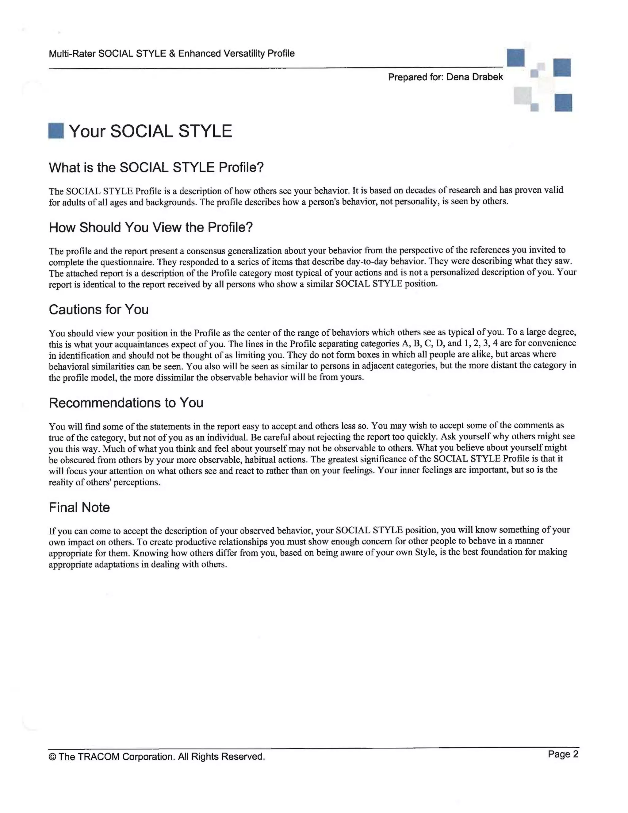 Social Style_Amiable | PDF