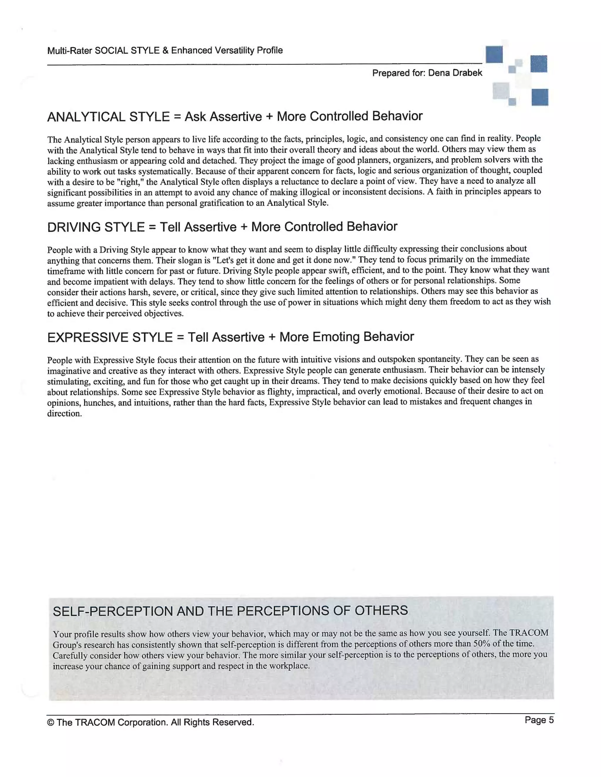 Social Style_Amiable | PDF