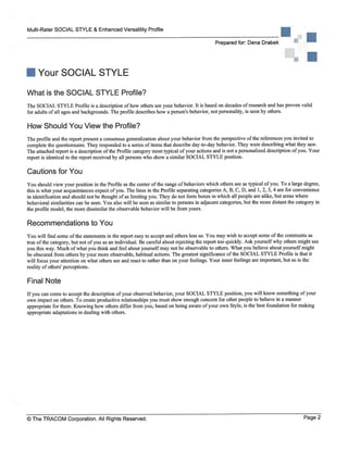 Social Style_Amiable | PDF