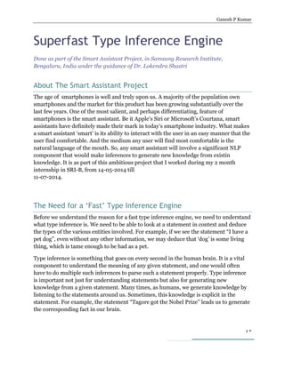 Superfast Type Inference Engine | PDF