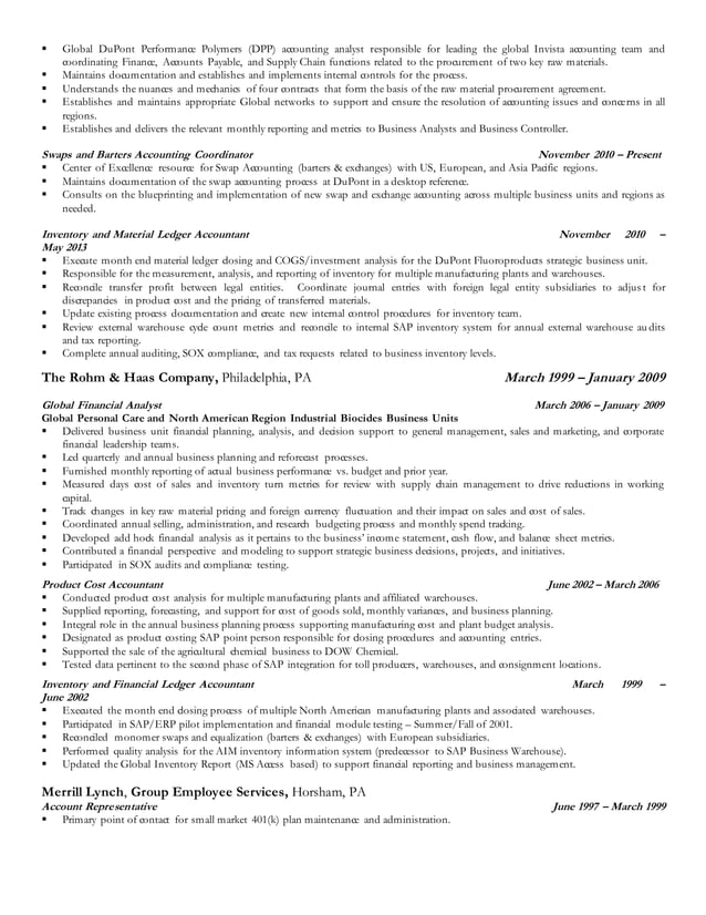 R Williams Resume 12-7-2015 | DOCX | Business Accounting & Finance ...