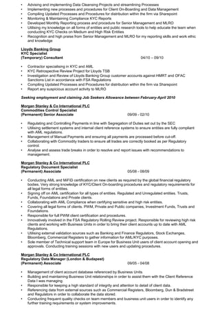 Alex Cassar CV November 2015 | DOC