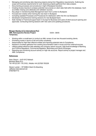 Alex Cassar CV November 2015 | DOC