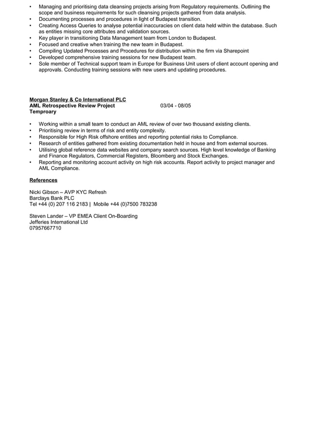 Alex Cassar CV November 2015 | DOC