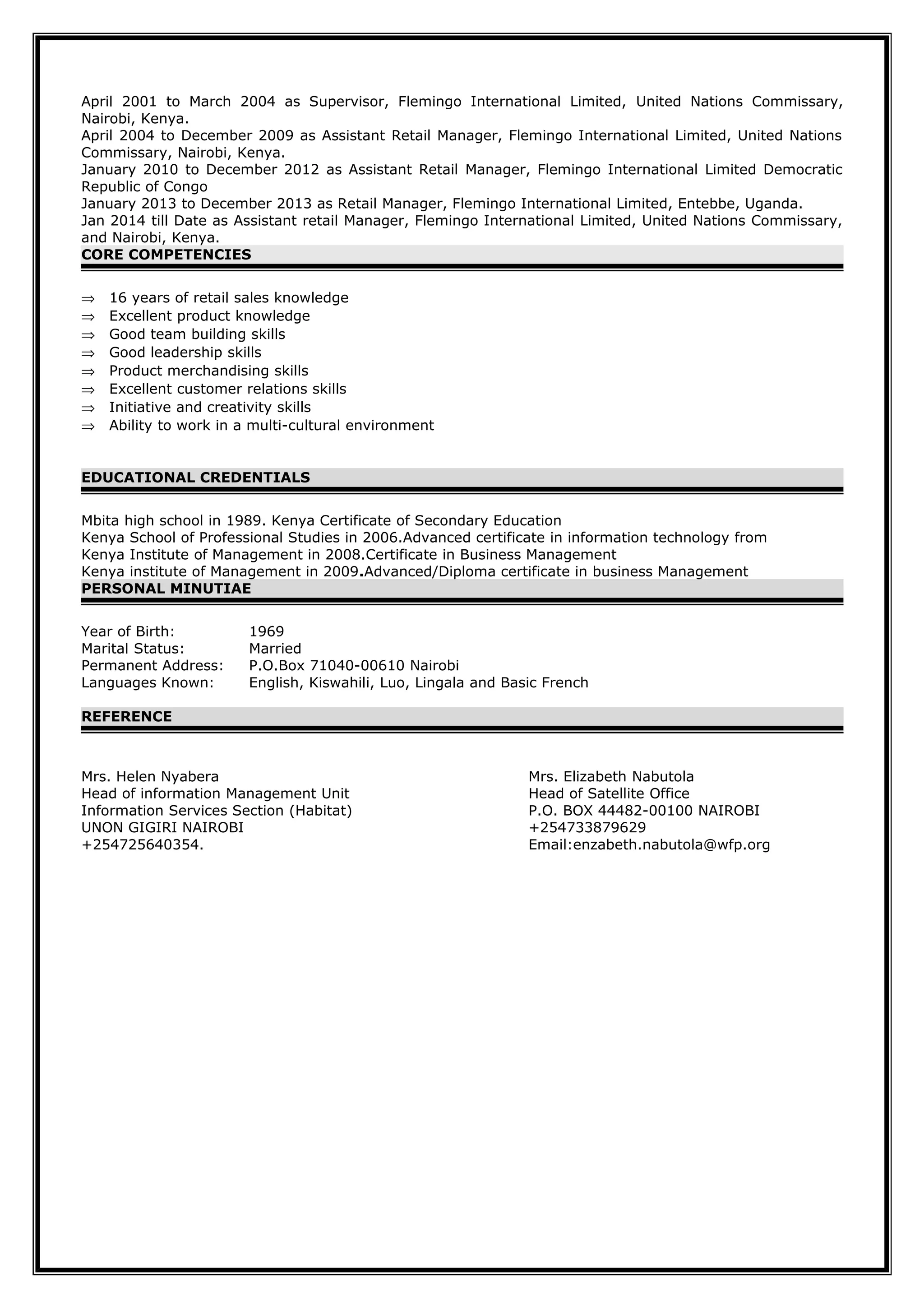 CV - Antony Omondi (2) | PDF