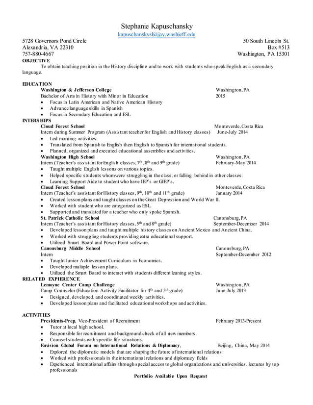 Stephanie Kapuschansky Resume (3) (1) | PDF