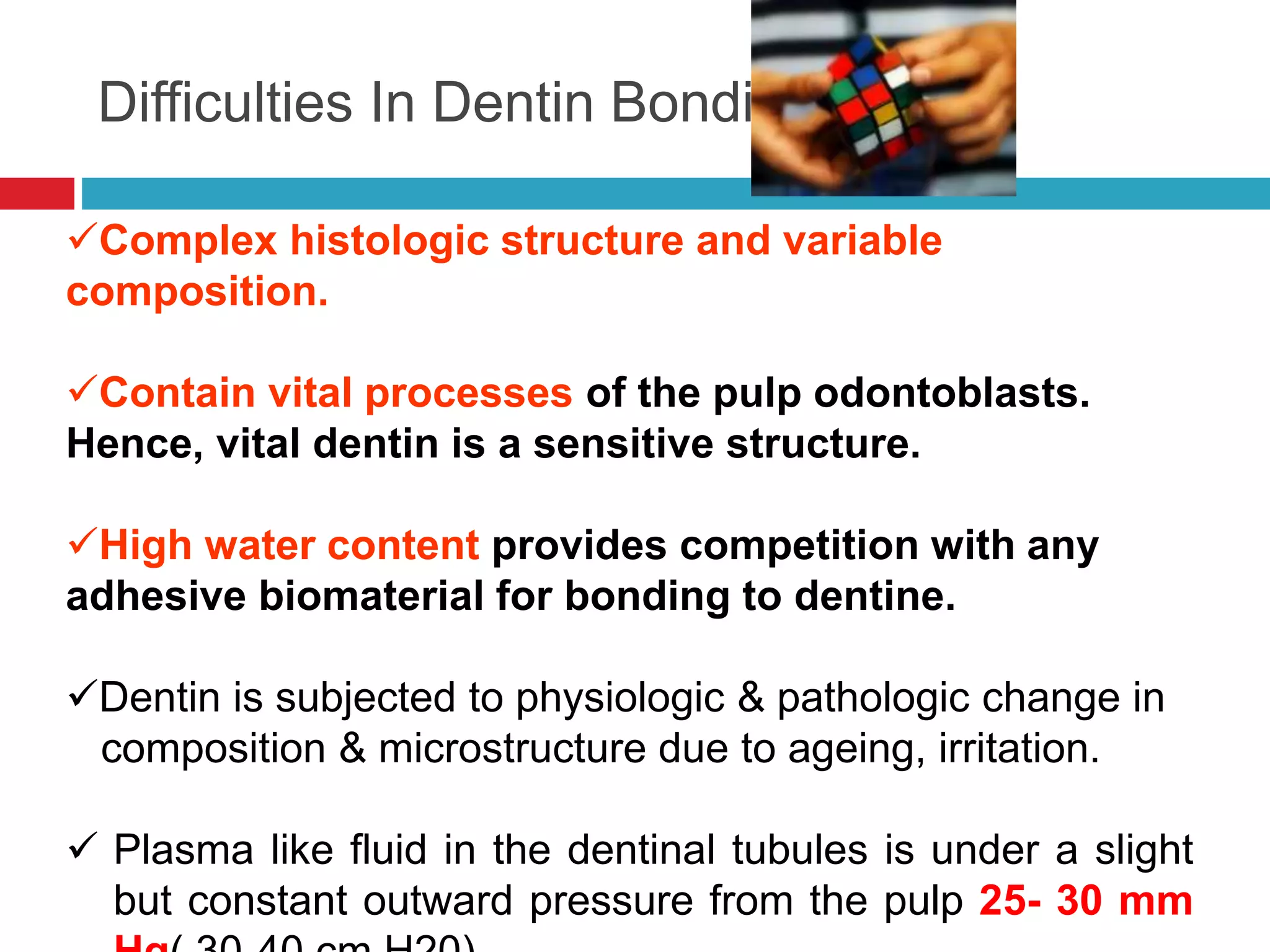 DENTIN BONDING AGENTS | PPTX