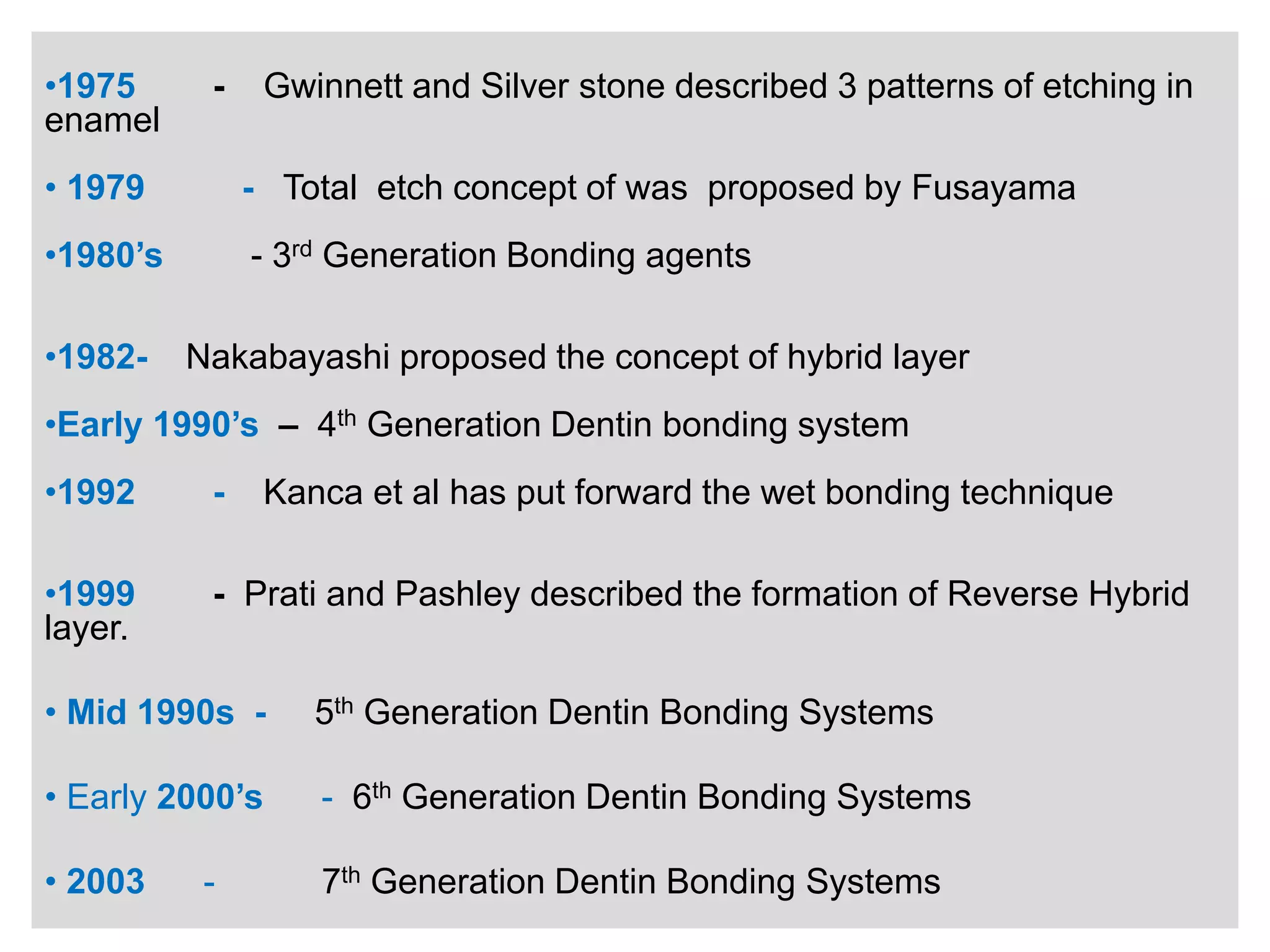 DENTIN BONDING AGENTS | PPTX
