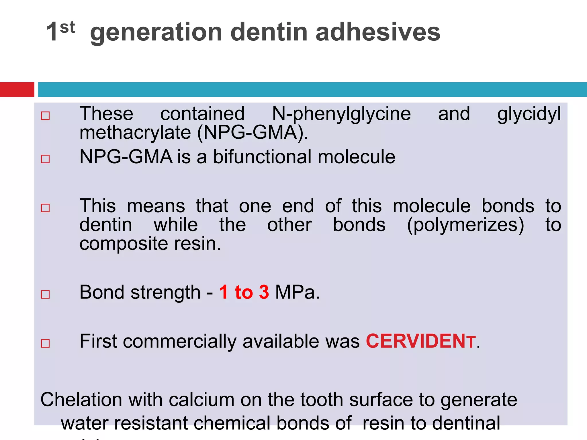 DENTIN BONDING AGENTS | PPTX