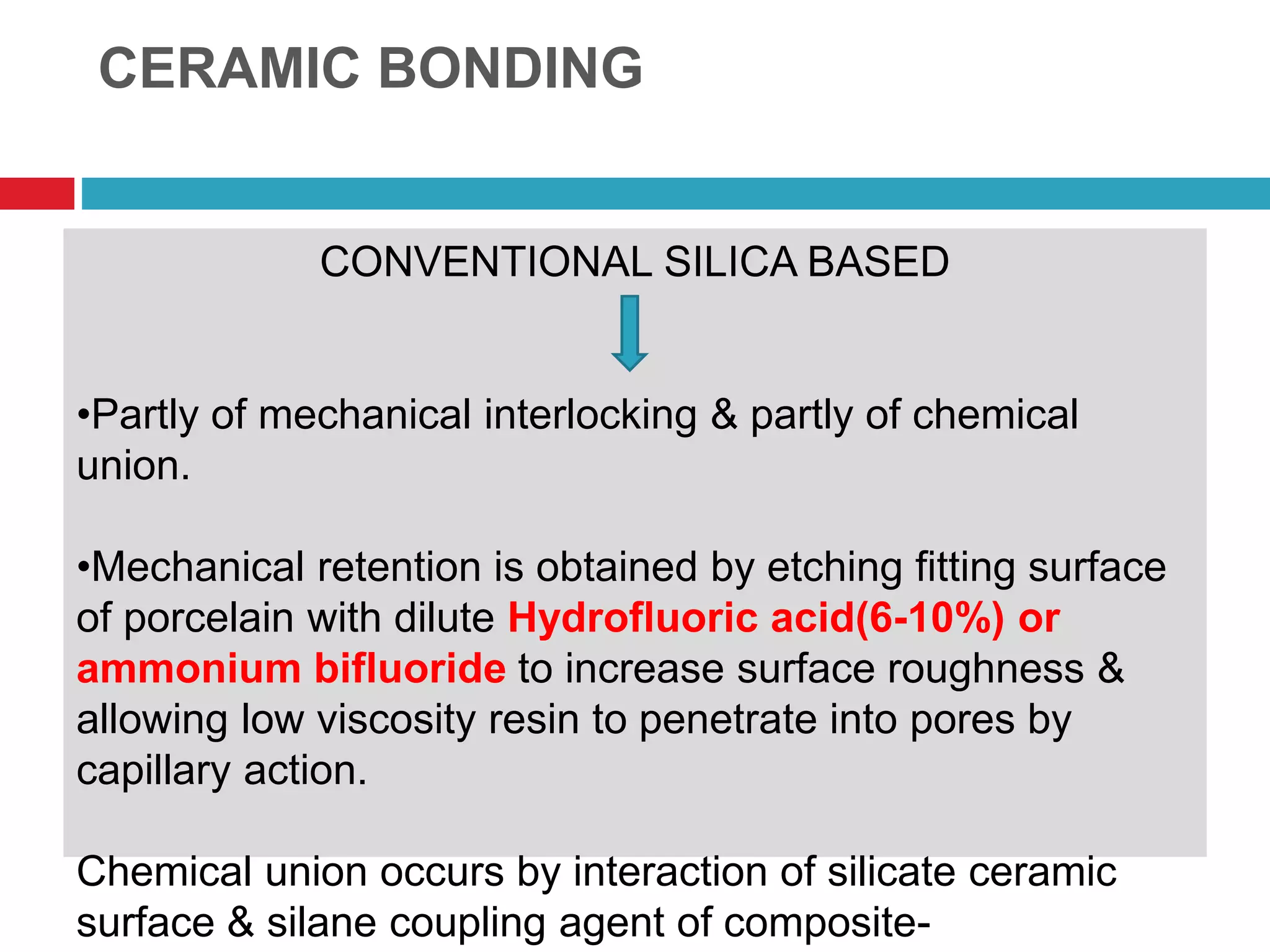 DENTIN BONDING AGENTS | PPTX