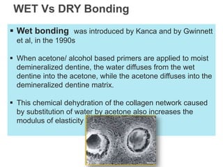 DENTIN BONDING AGENTS | PPT