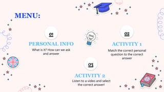 PERSONAL INFO | PPT