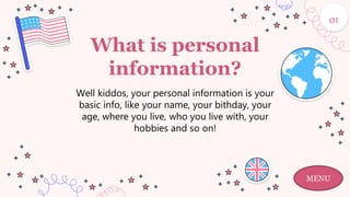 PERSONAL INFO | PPTX