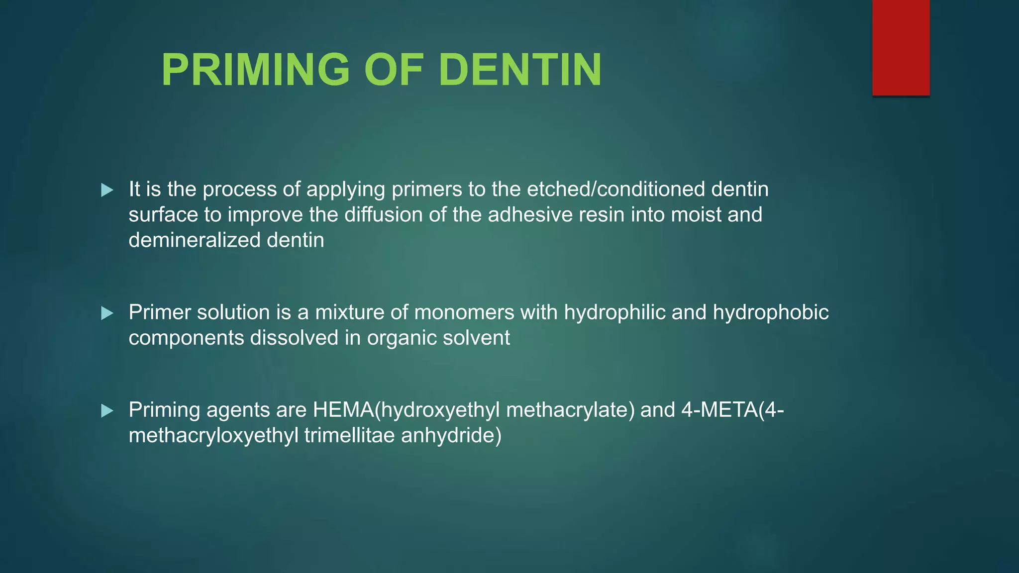 dentin bonding agents | PPTX