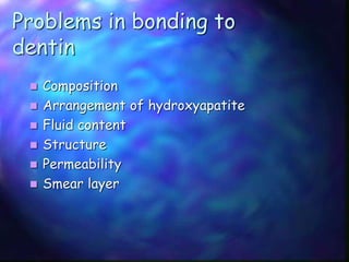 DENTIN BONDING AGENTS | PPT