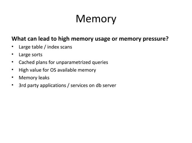 Dba Lounge Sql Server Performance Troubleshooting Ppt Databases Computer Software And