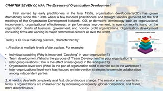 "The Essence of Organization Development" | PPTX