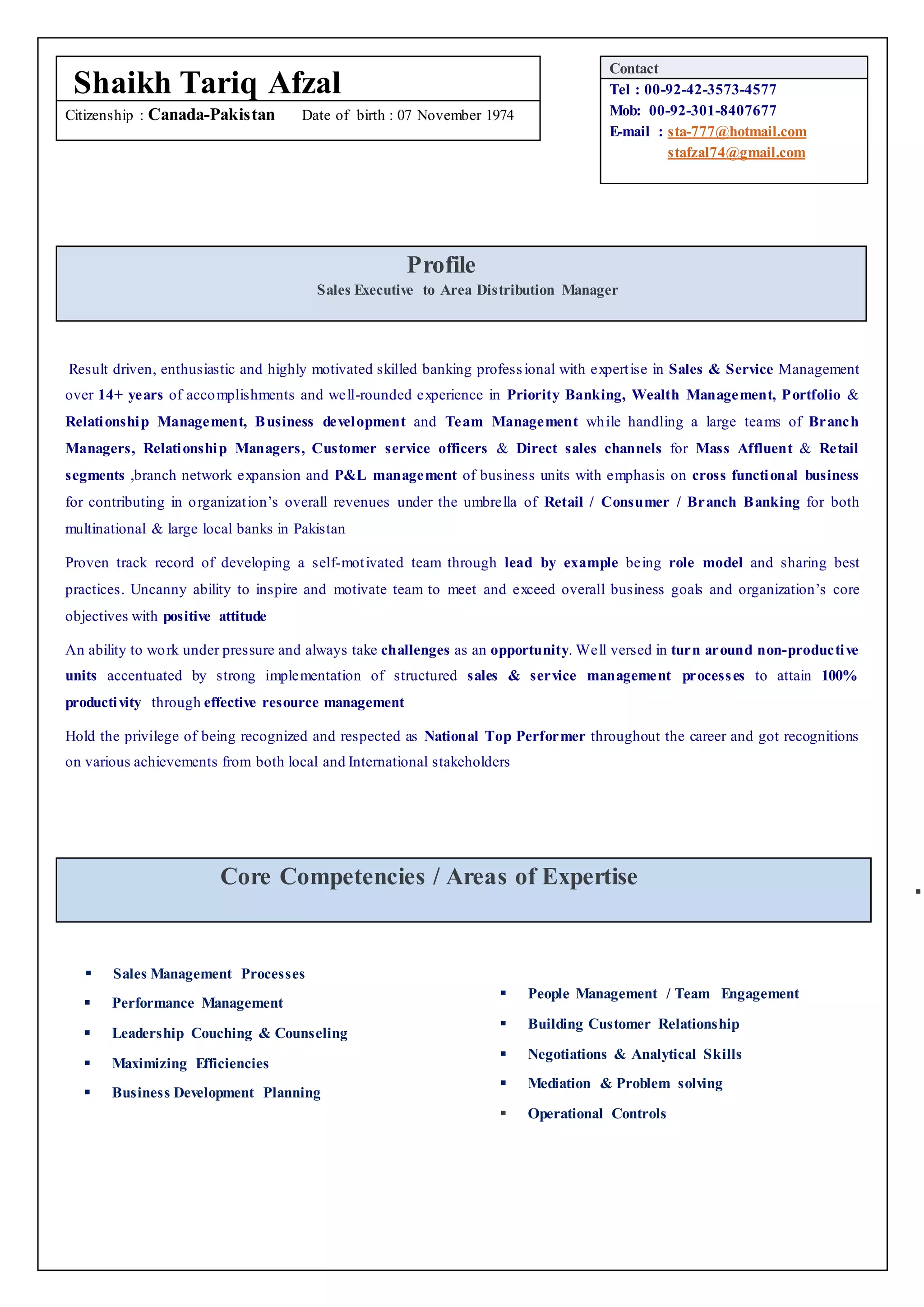 Tariq Shaikh- CV | PDF Tariq Shaikh- CV | PDF