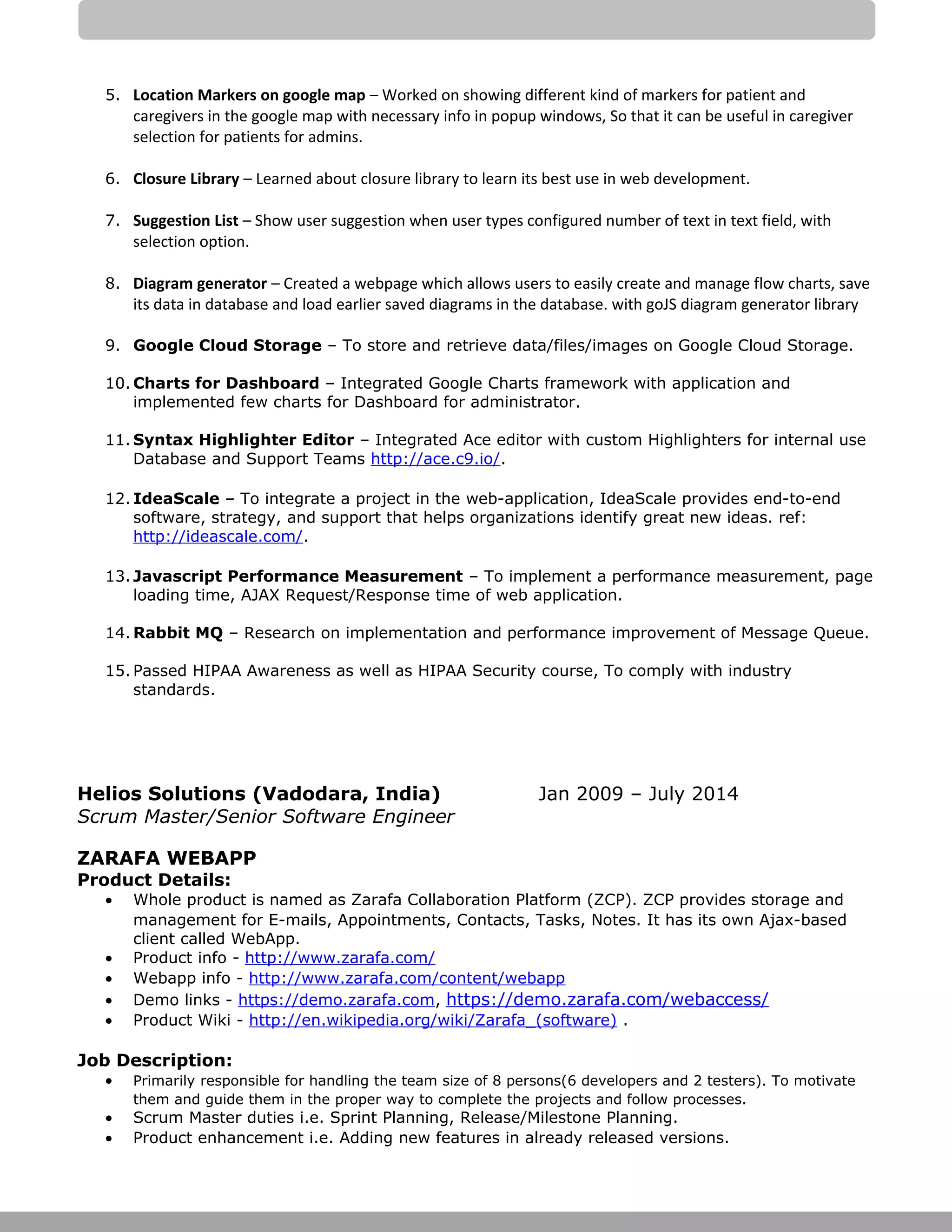 Resume - Parag Bhayani | DOC