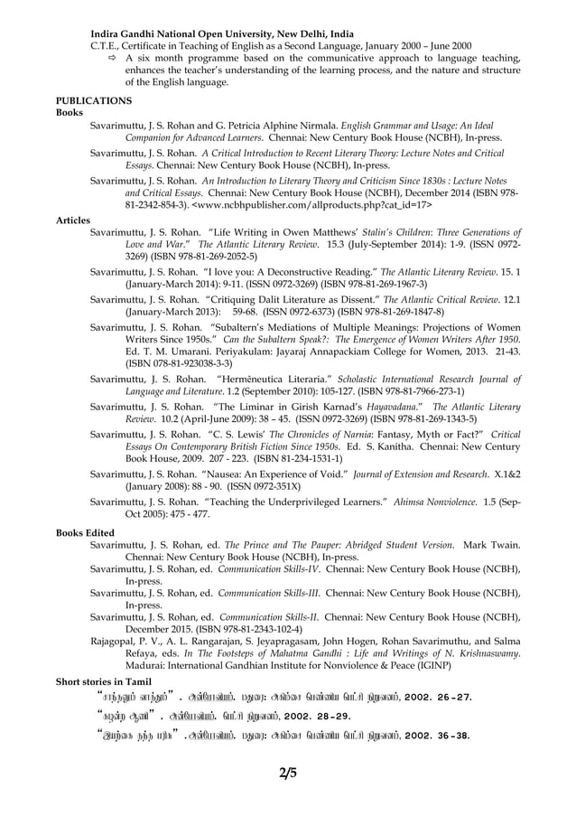 Rohan_CVApril2016 | PDF