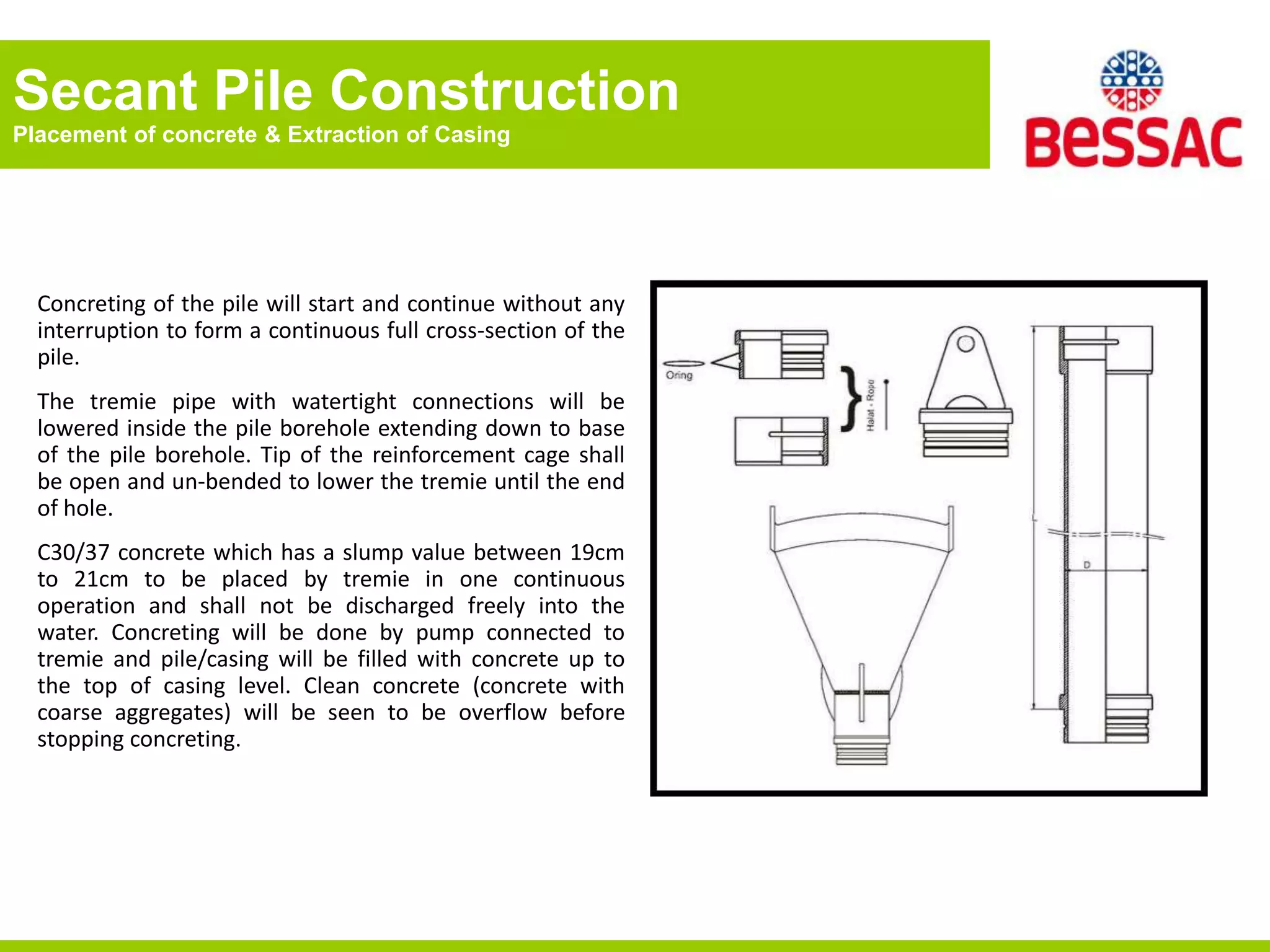 Microtunel Construction / Secant Pile | PPTX