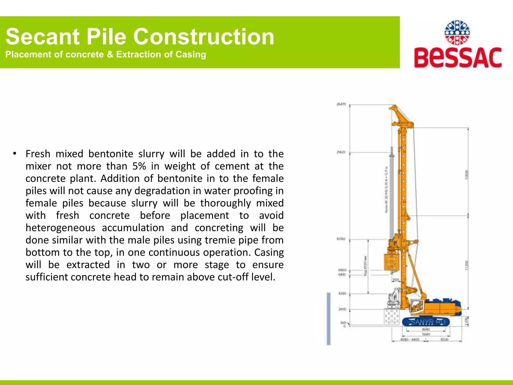 Microtunel Construction / Secant Pile | PPTX