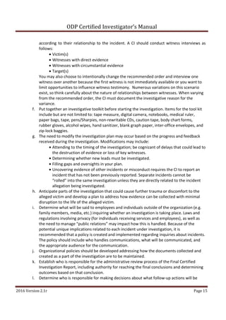 ODP_Certified_Investigator_Manual_v2.1r_2016_FINAL | PDF