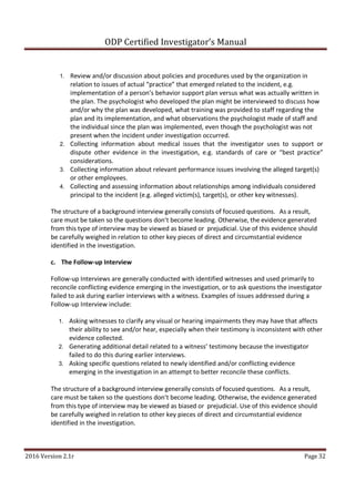 ODP_Certified_Investigator_Manual_v2.1r_2016_FINAL | PDF