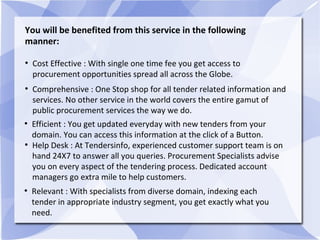 TendersInfo Company Profile | ODP