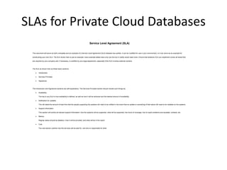 Database as a Service for Private Clouds | PDF