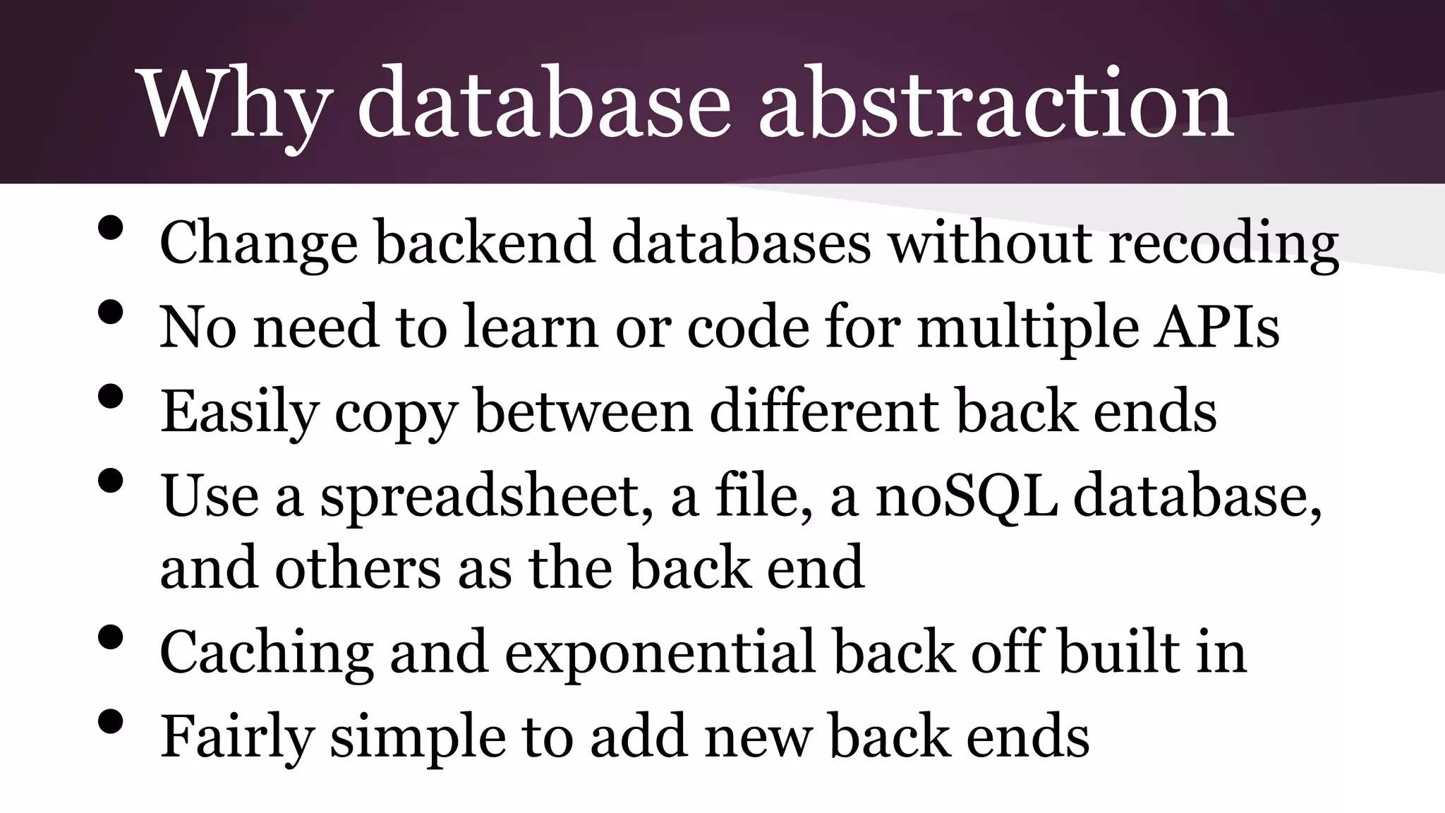 Dbabstraction | PPT | Free Download