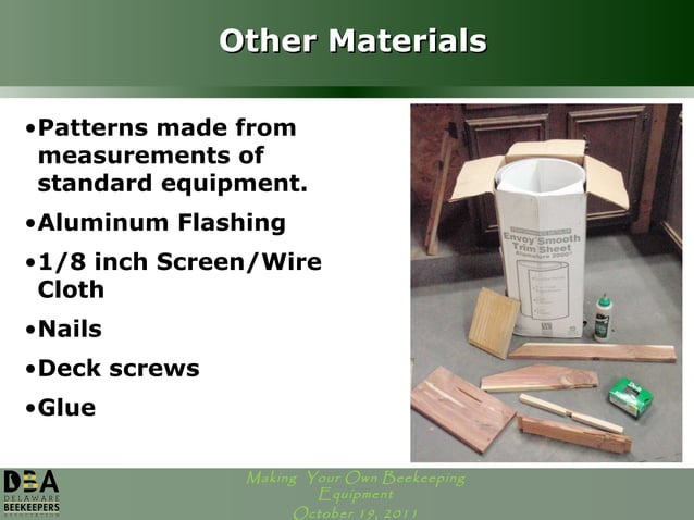 Build Your Own Beekeeping Equipmnent | PPT | Woodworking | Arts and Crafts