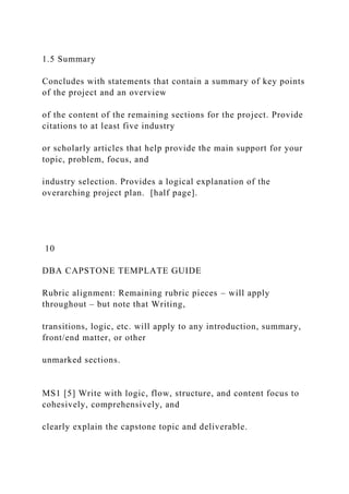 DBA Capstone TemplateRubr | DOCX