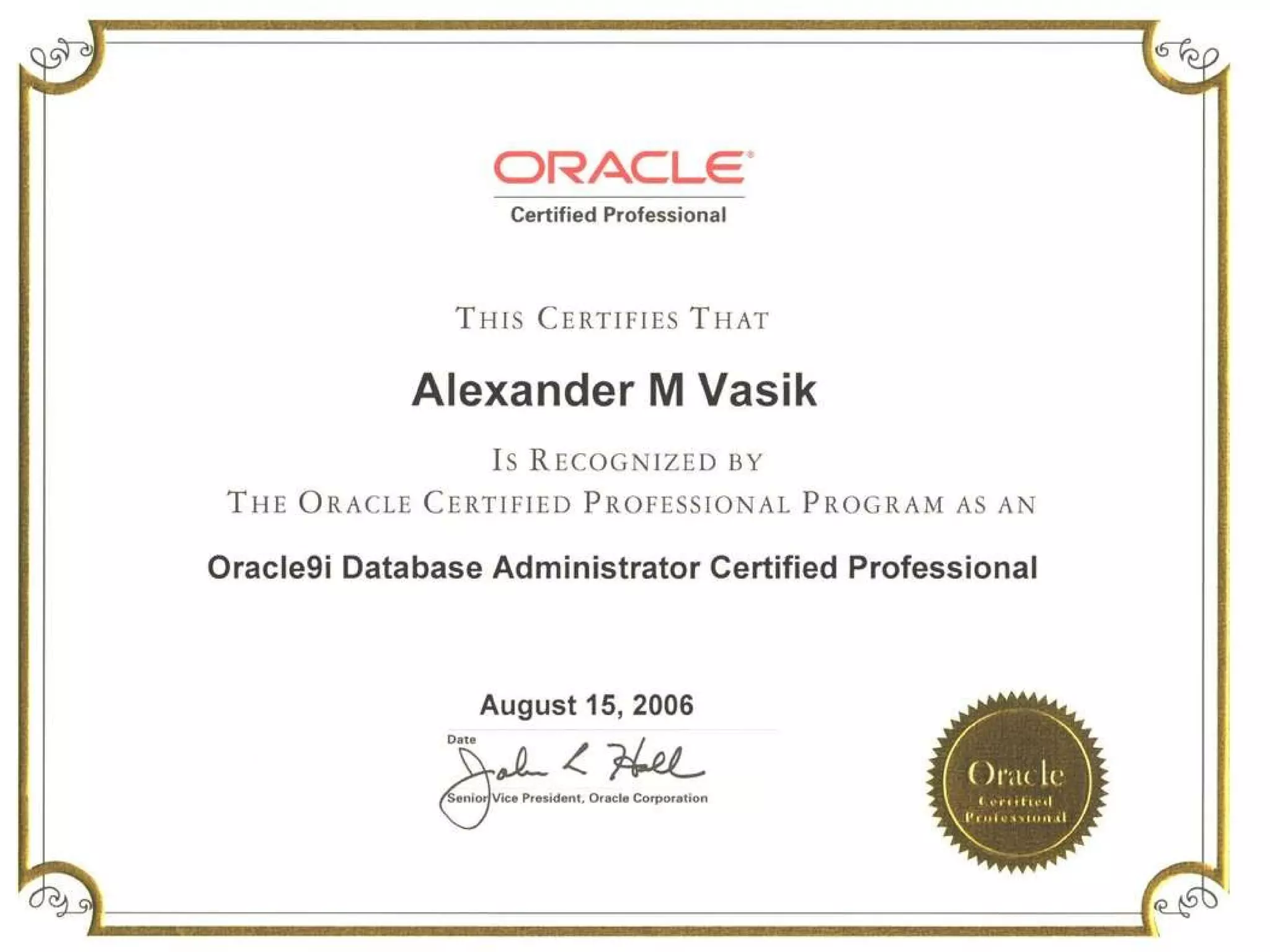 Dba Certificates | PPT | Databases | Computer Software and Applications