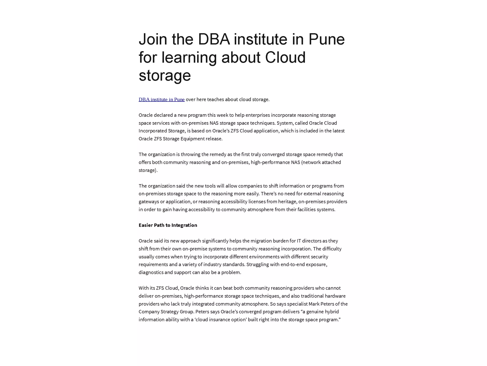Dba cloud storage | PPT