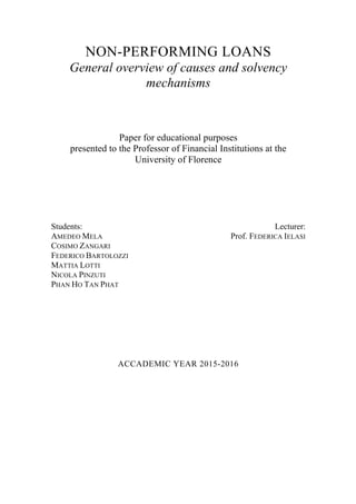 NPL - Project work | PDF