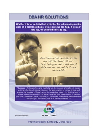 DBA HR Solutions E Brochure | PDF