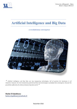 Artificial Intelligence and Big Data | PDF