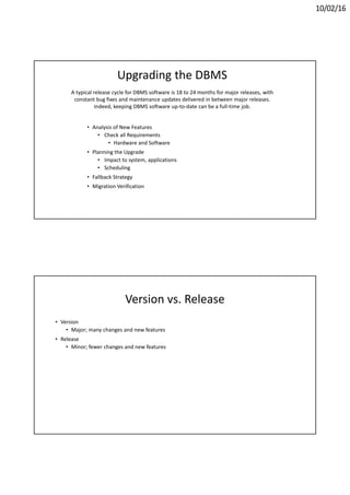 Database Administration & Management - 01 | PDF
