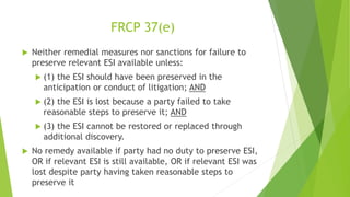 DBA Presentation On E-Discovery by Kirby Drake | PPT