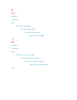 Database Administrator interview questions and answers | RTF