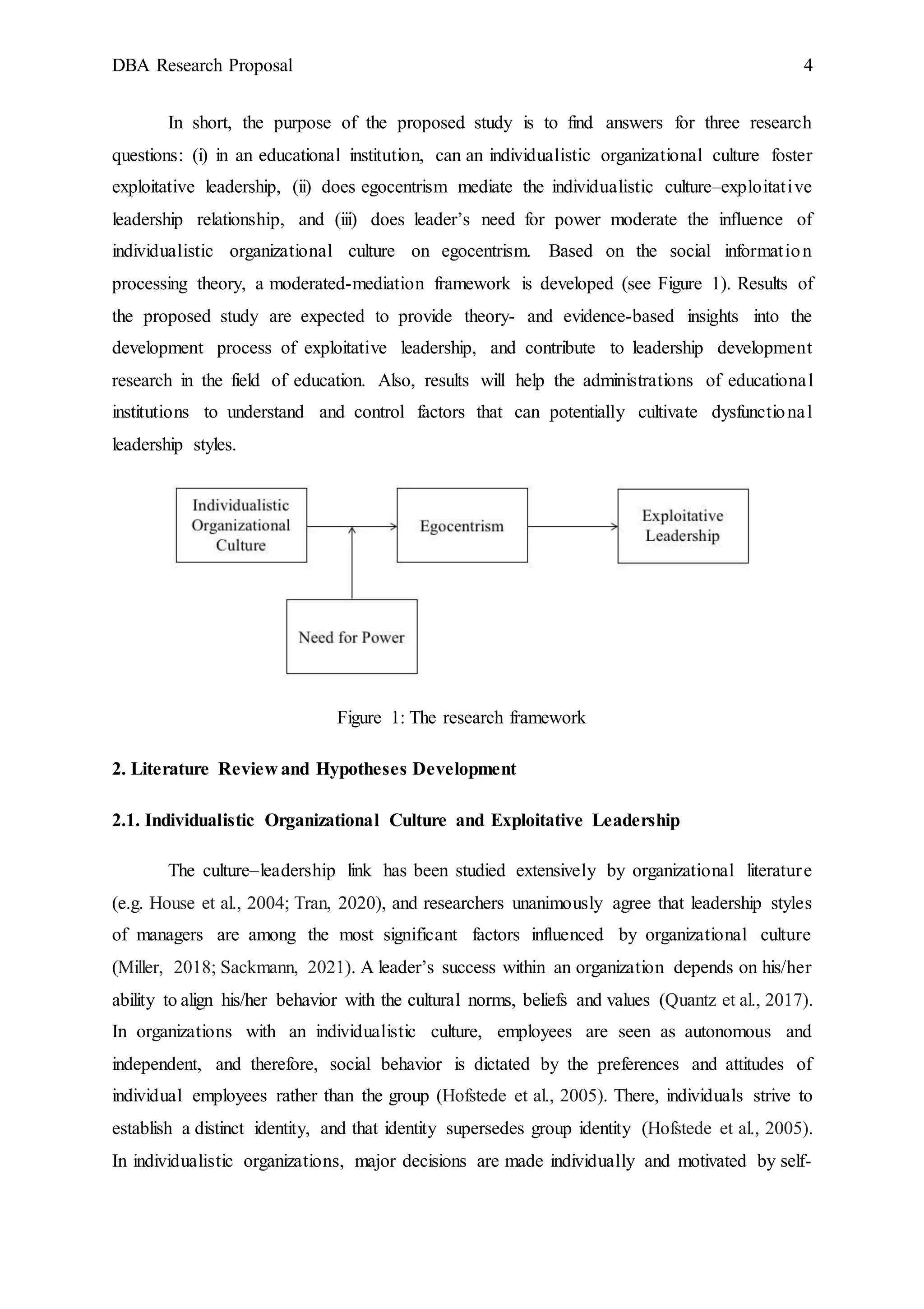 Exploitative leadership and individualism | PDF